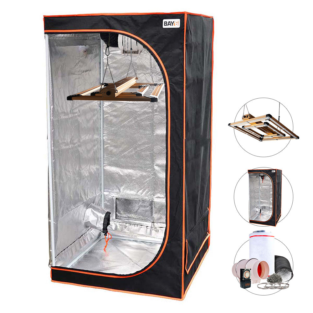 Omega Infinity Pro 200W Complete LED Tent Kits | GroWell