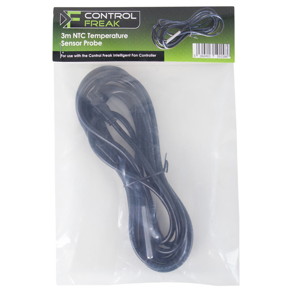 Control Freak Single Fan Controller | Temperature Probe Only | GroWell