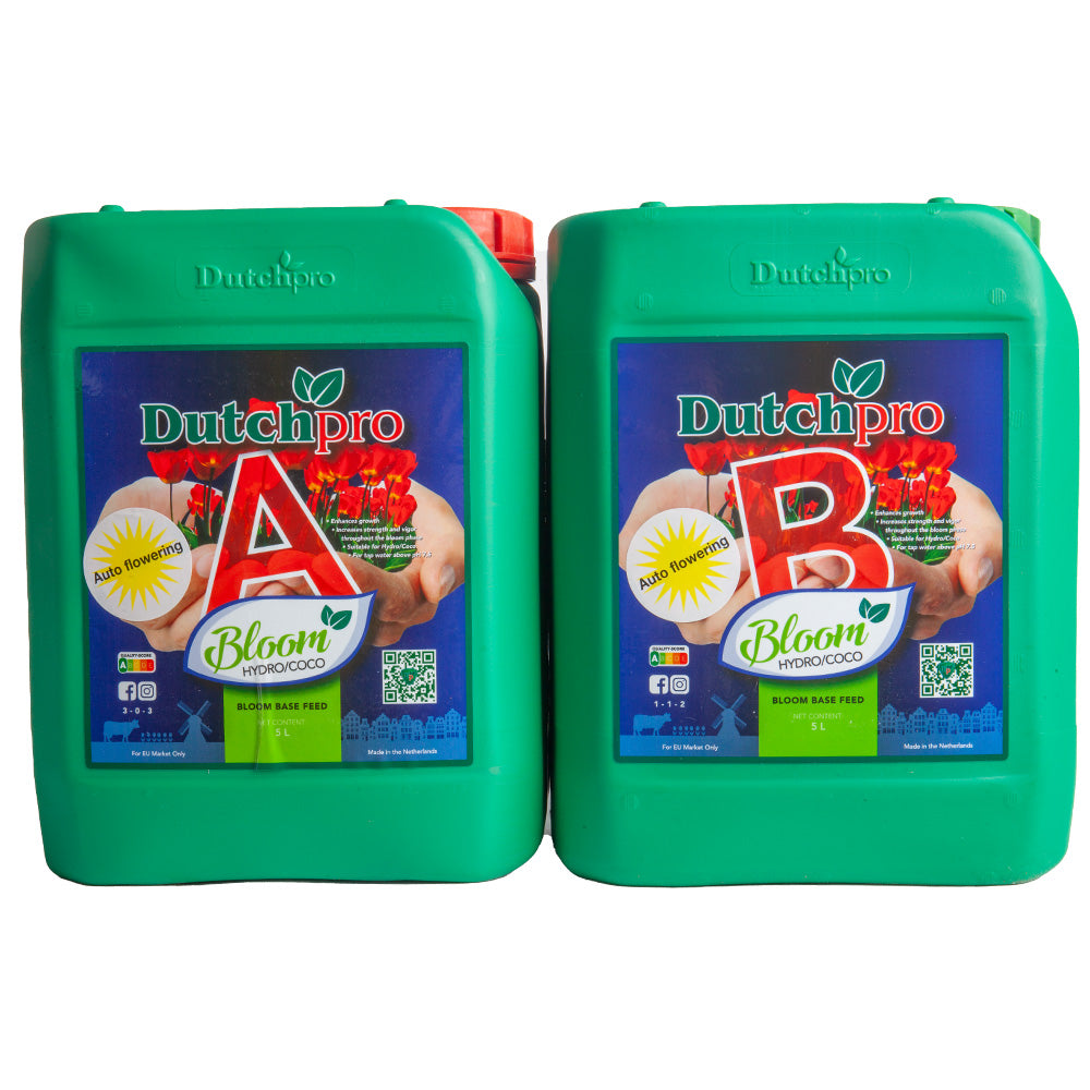 Dutch Pro Autoflower Bloom - Hydro/Coco A&B Hard Water | 5 Litre | GroWell