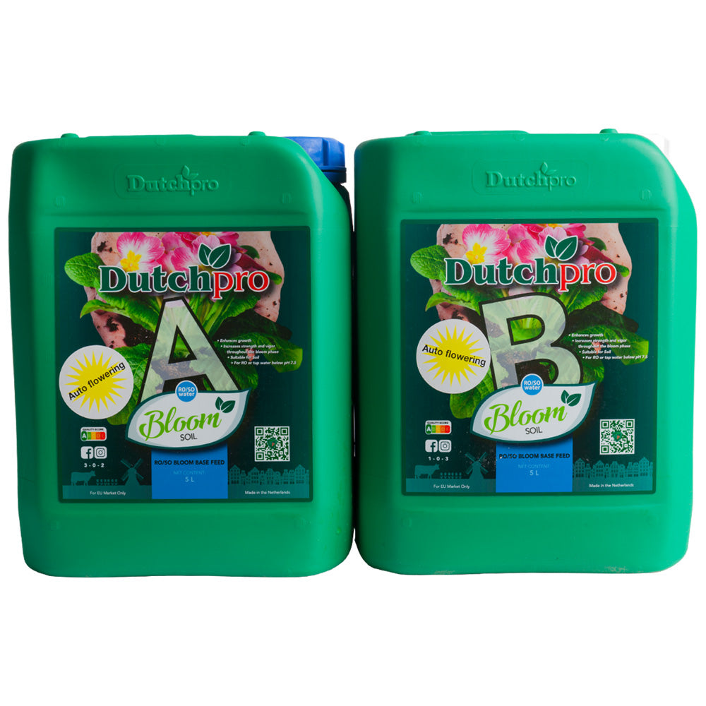 Dutch Pro Autoflower Bloom - Soil A&B Soft Water | GroWell