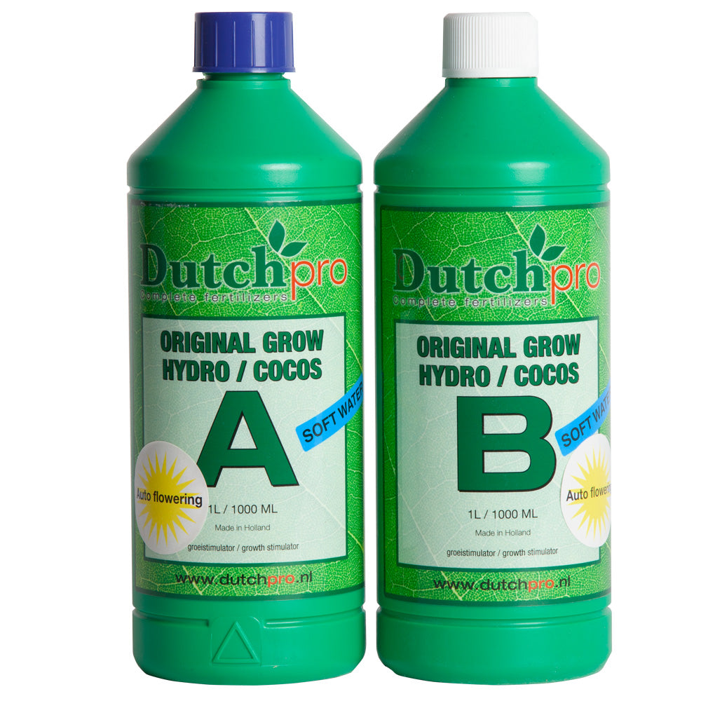 Dutch Pro Autoflower Grow - Hydro/Coco A&B Soft Water | GroWell