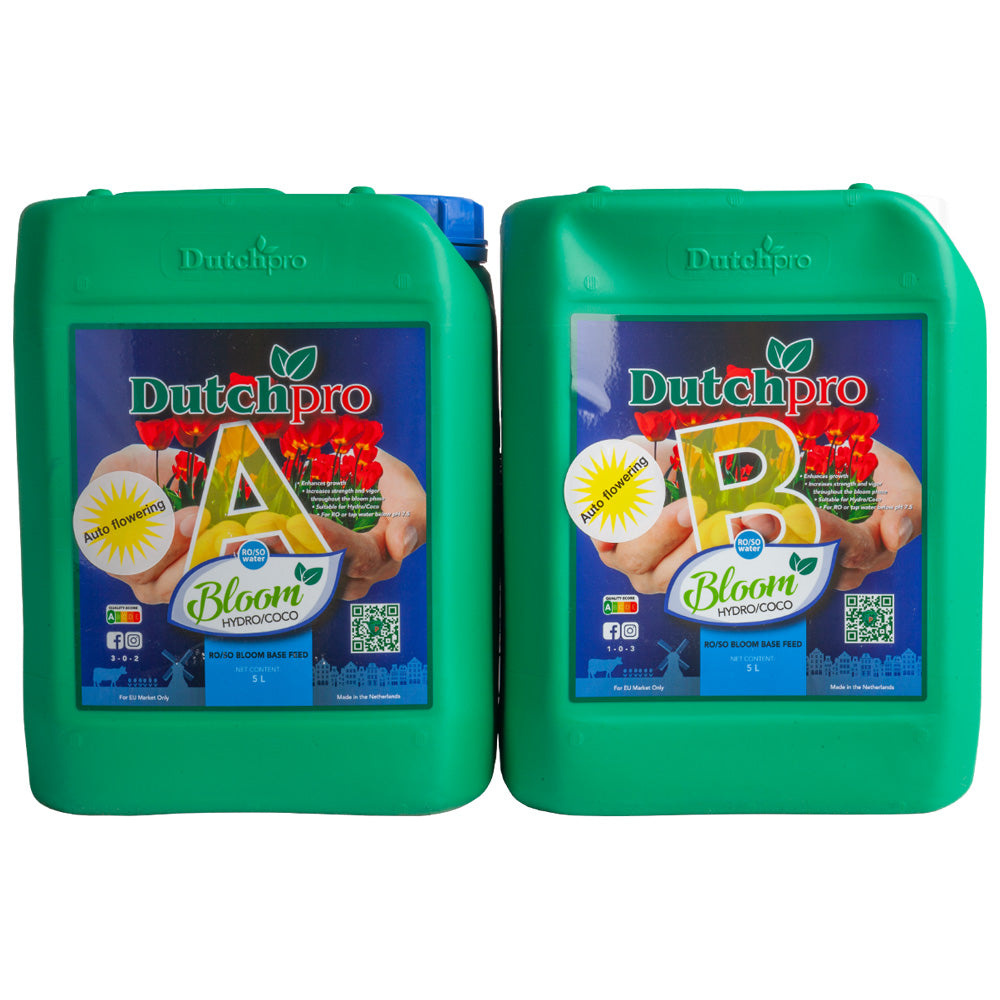 Dutch Pro Autoflower Bloom - Hydro/Coco A&B Soft Water | GroWell